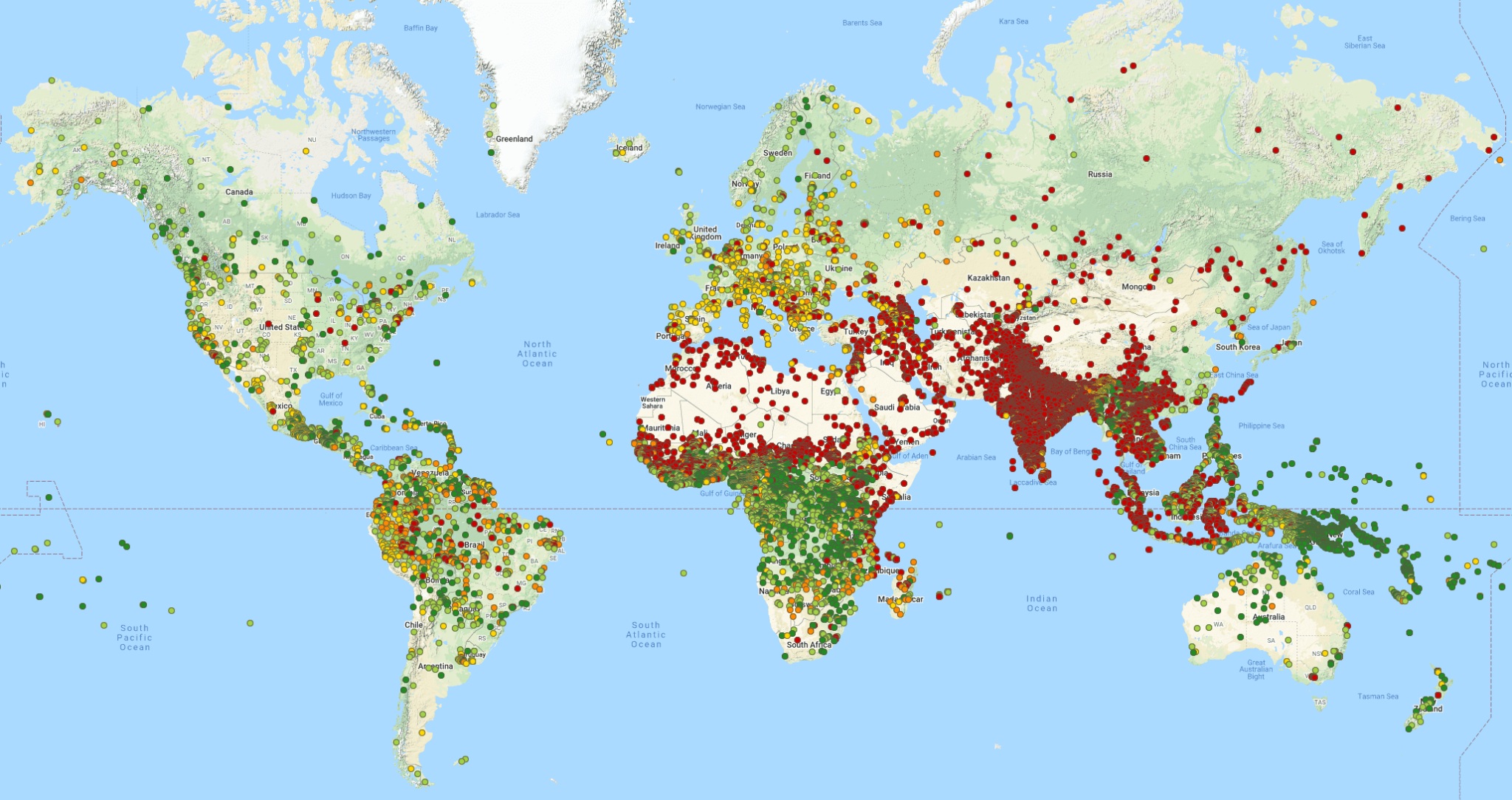 Joshua Project – People Groups World Map – 生命之道